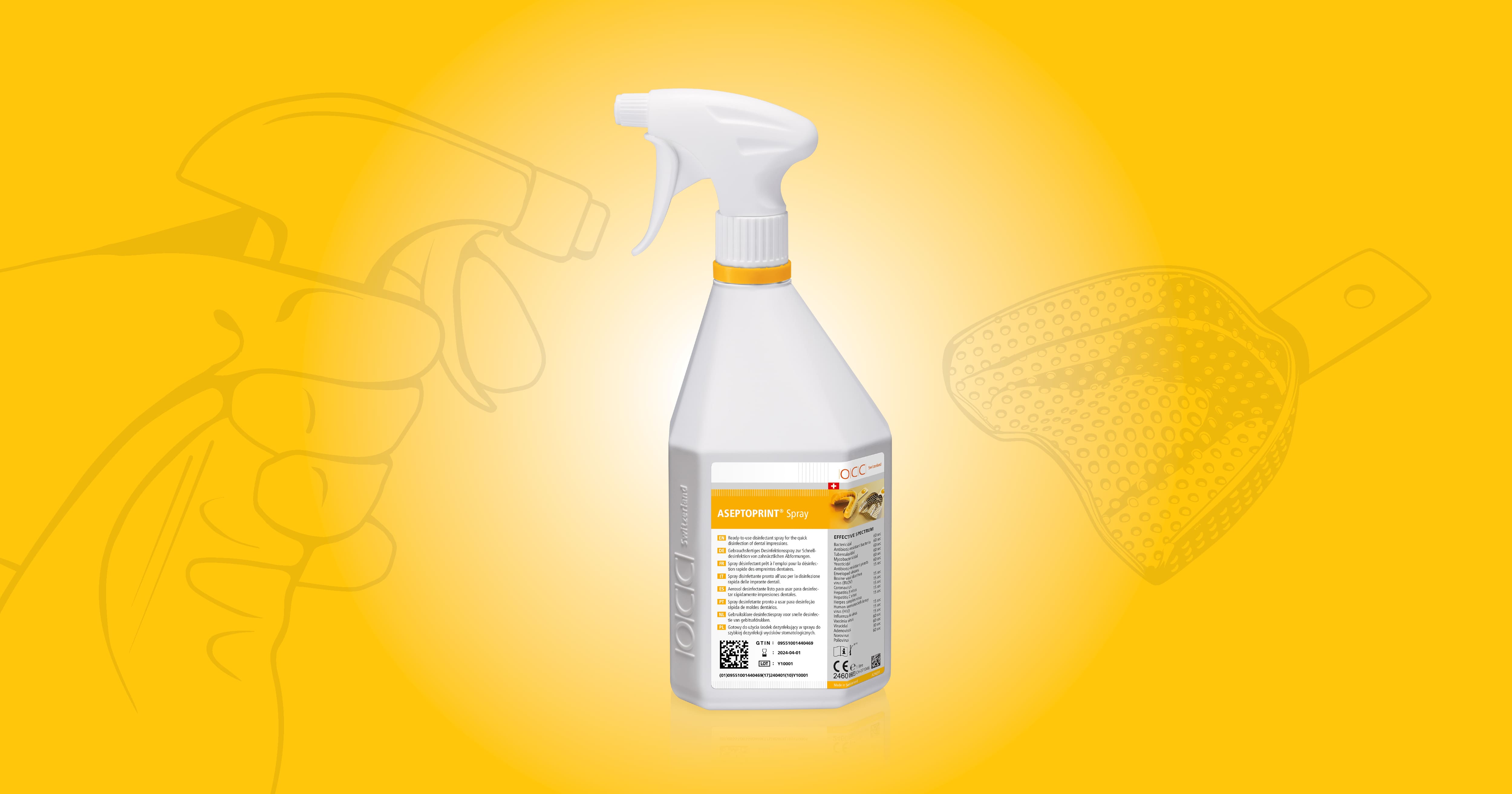ASEPTOPRINT® Spray | OCC Switzerland
