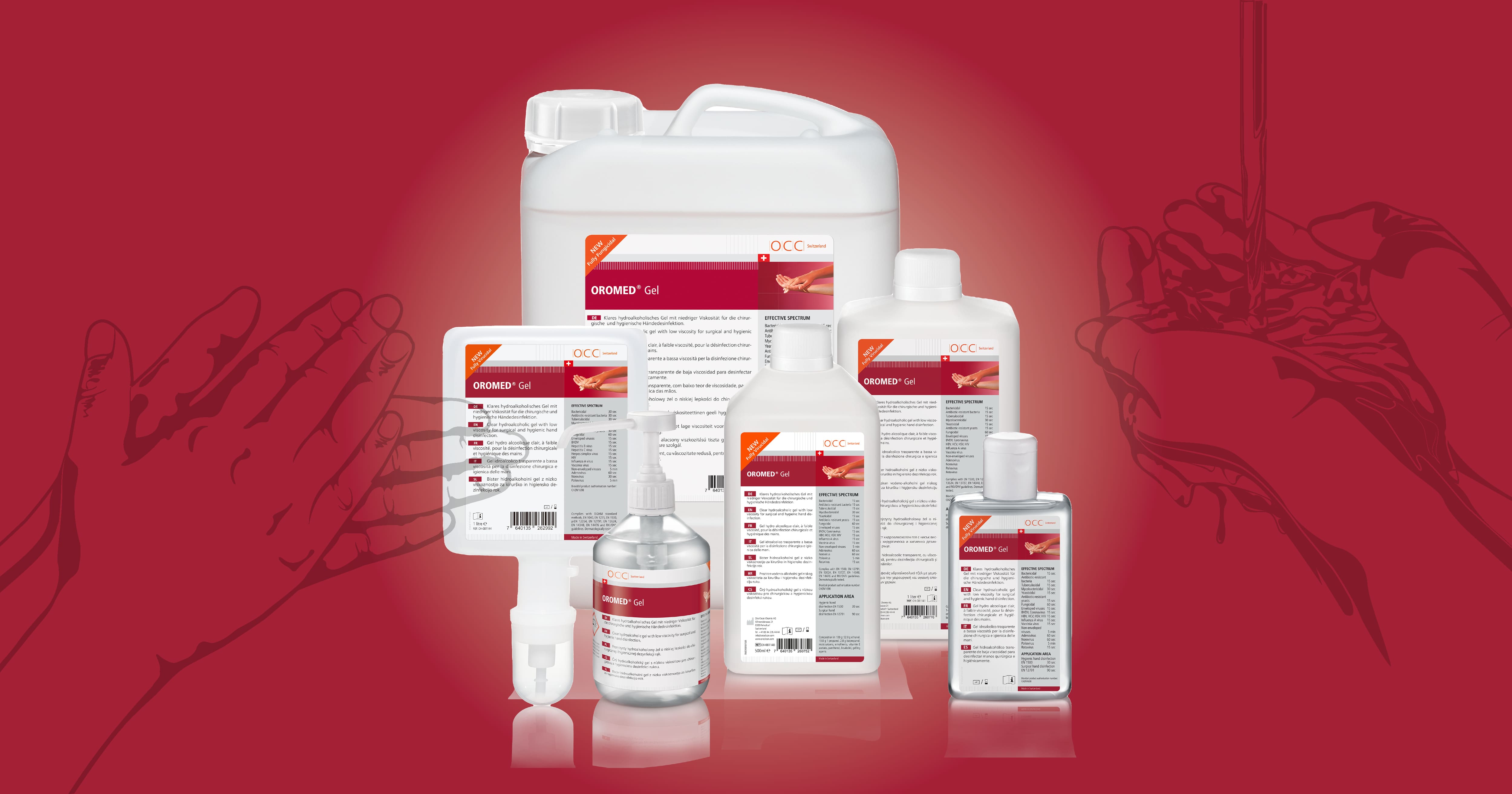 OROCLEAN® Hand Gel (OROMED Gel) | OCC Switzerland